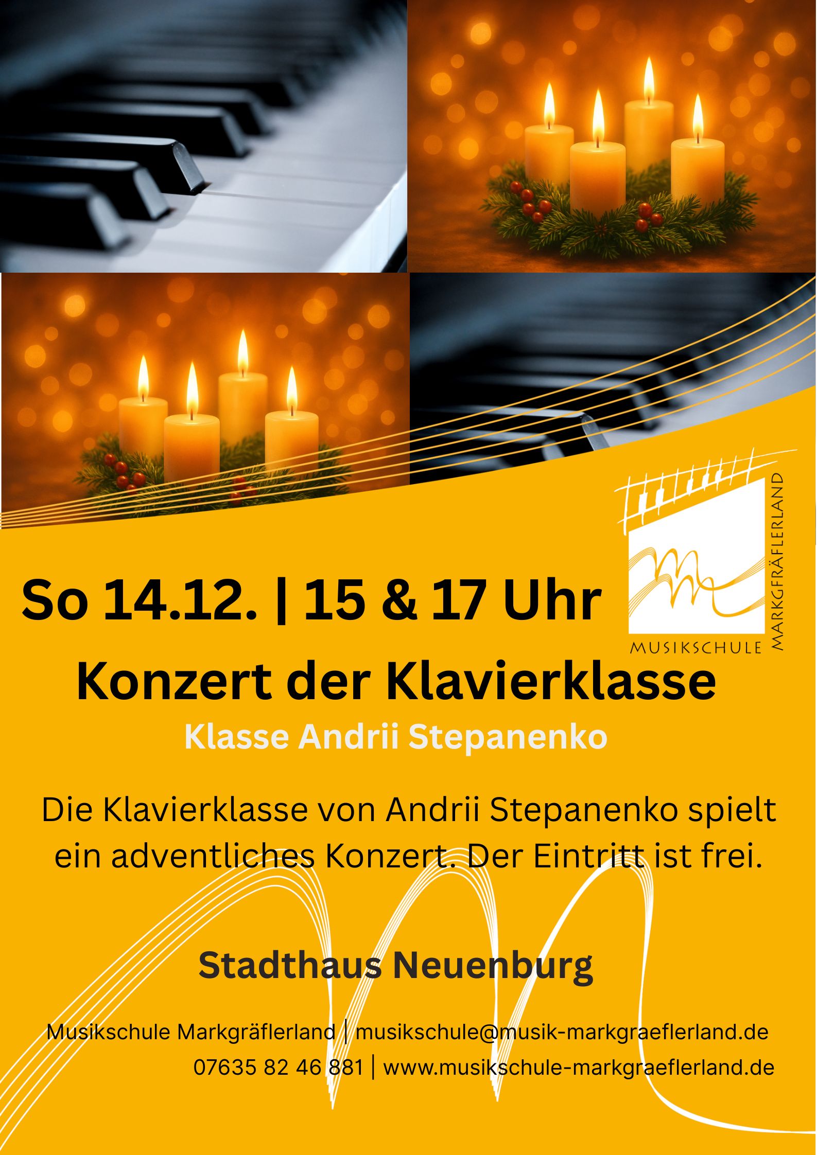Konzert der Klavierklasse von Andrii Stepanenko | Musikschule ...